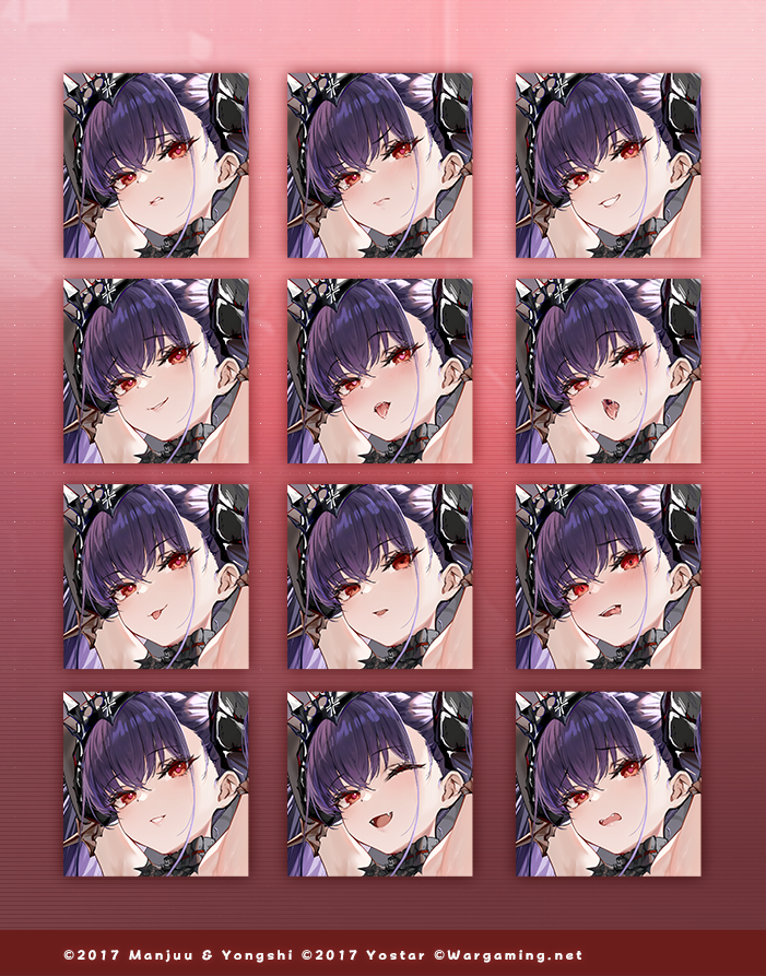 Safebooru - azur lane closed mouth collar cross expression chart fangs ...