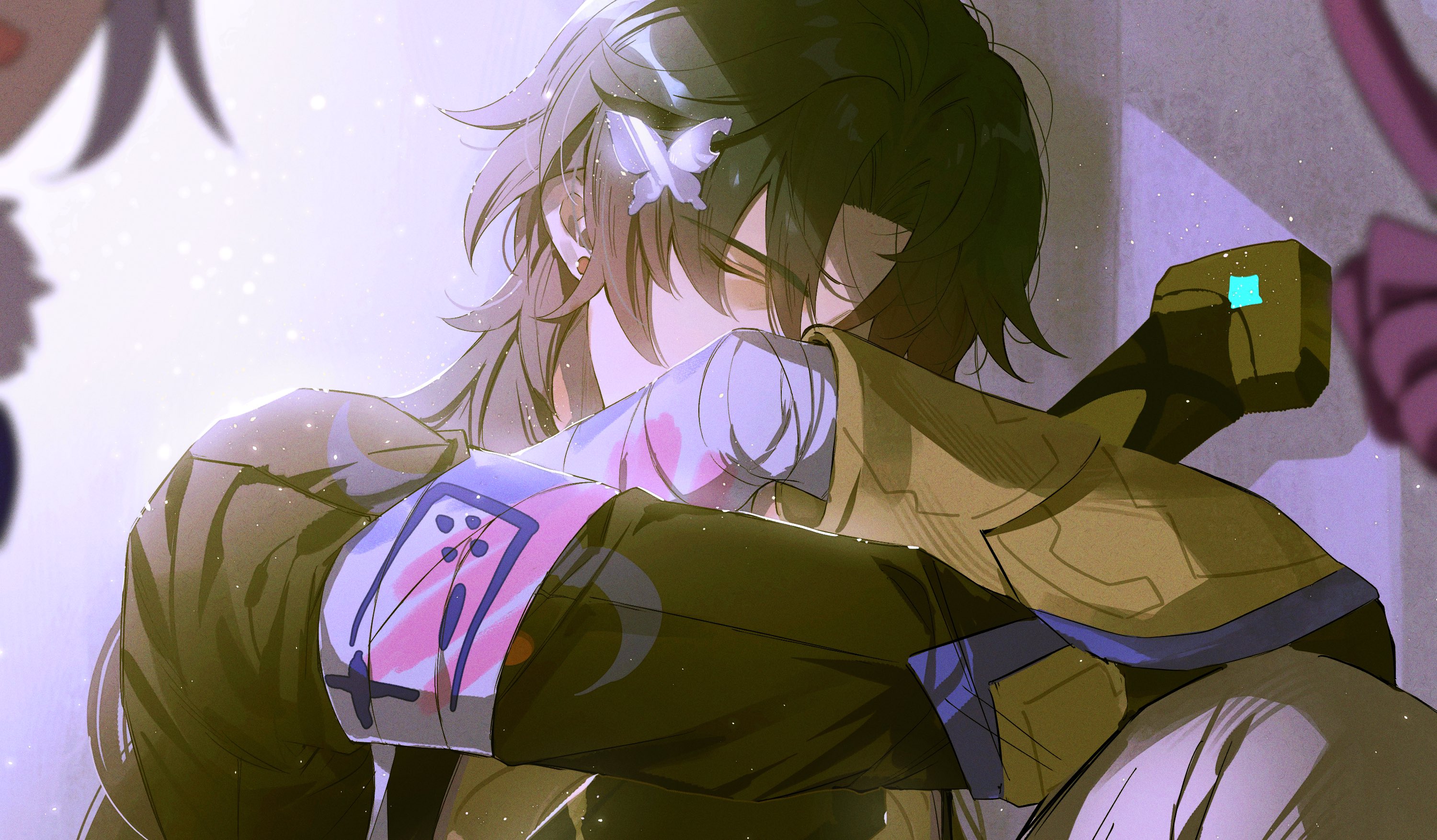 Safebooru - 1boy bandaged hand bandages black sleeves blade (honkai ...