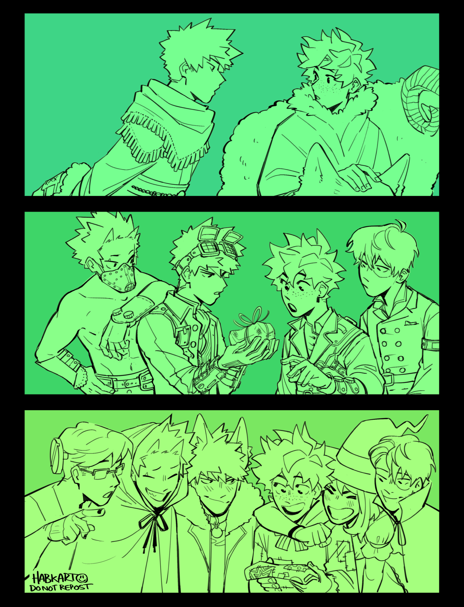 Safebooru - 1girl 5boys 6th popularity poll (boku no hero academia) 7th ...