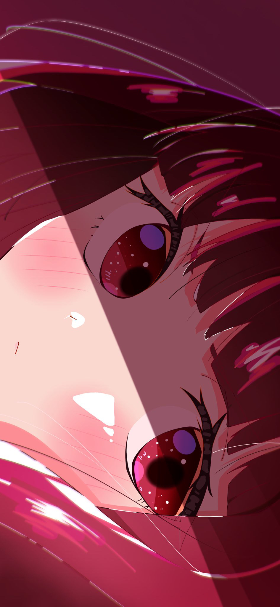 Safebooru - 1girl arima kana blunt bangs blush close-up closed mouth commentary request highres ...