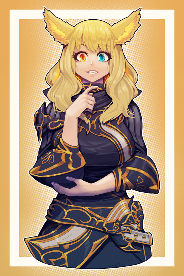 Safebooru - 1girl animal ears blonde hair borrowed character breasts ...