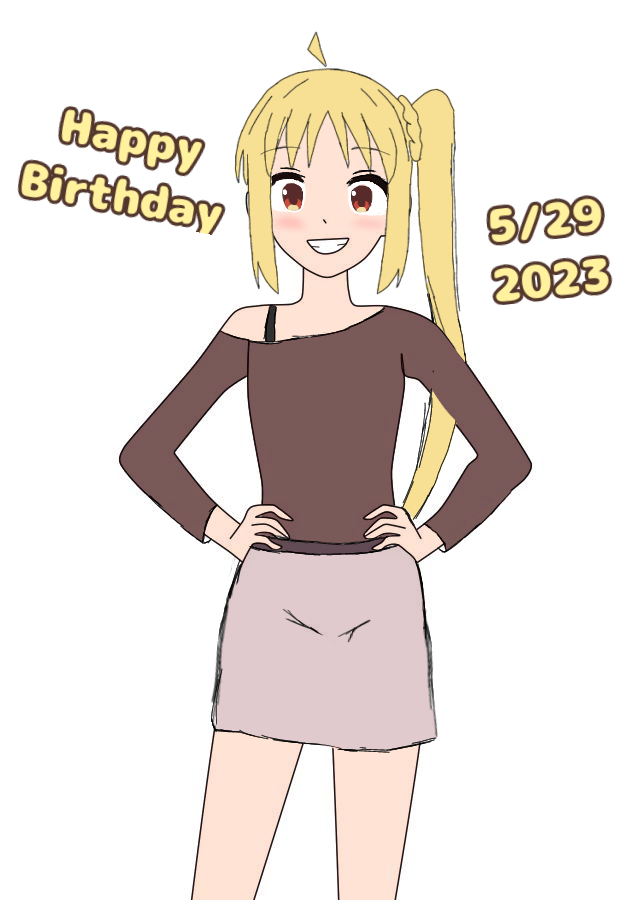 Safebooru - 1girl ahoge artist request blonde hair blush bocchi the rock! bra exposed brown ...