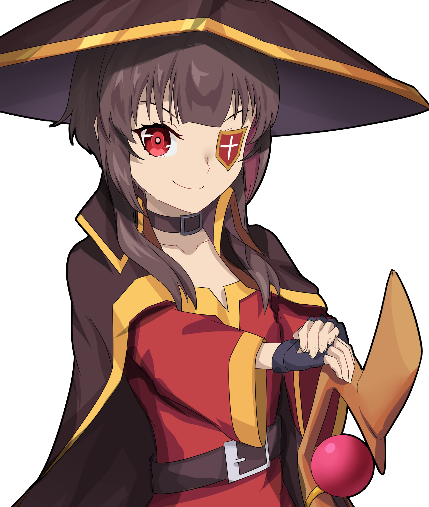 Safebooru - 1girl black choker black cloak black gloves black hair ...