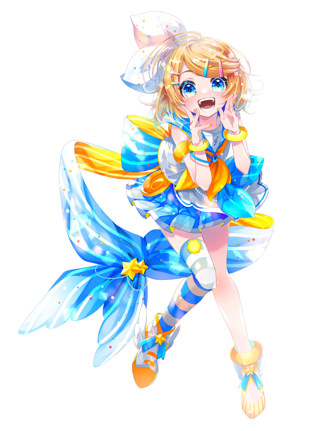 Safebooru 1girl D Blonde Hair Blue Eyes Blue Sailor Collar Blue 4519
