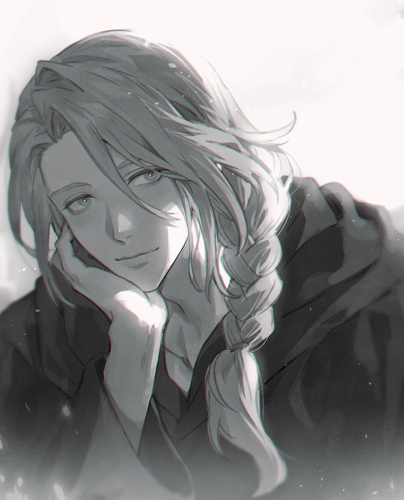 Safebooru - 1boy bishounen black robe braid commentary final fantasy ...