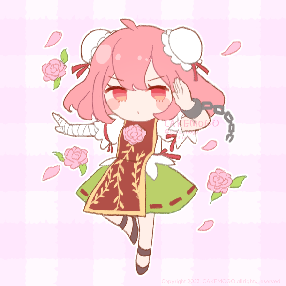 Safebooru - 1girl bandaged arm bandages black footwear blush stickers ...