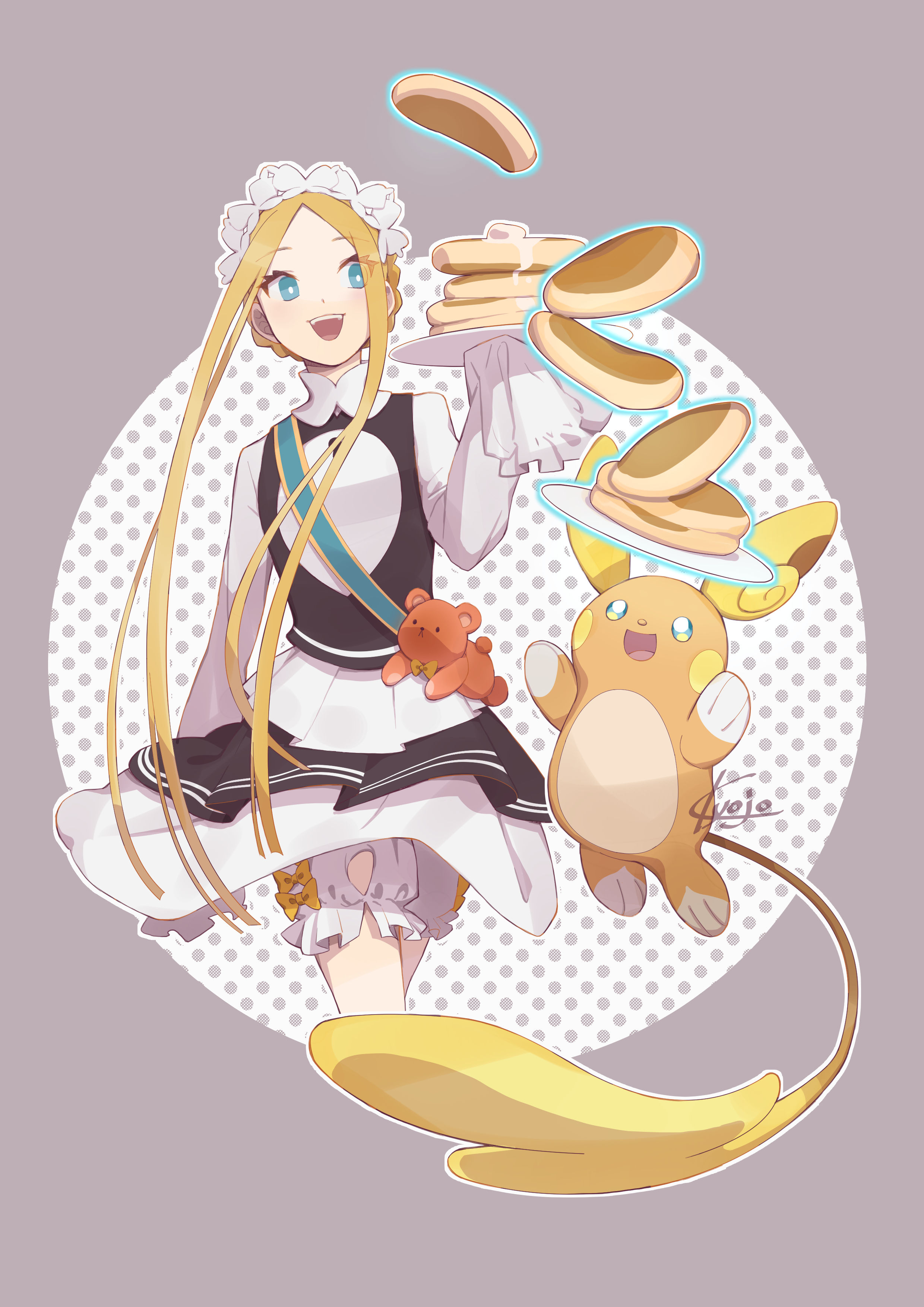 Safebooru - 1girl :d abigail williams (fate) abigail williams (festival outfit) (fate) absurdres ...