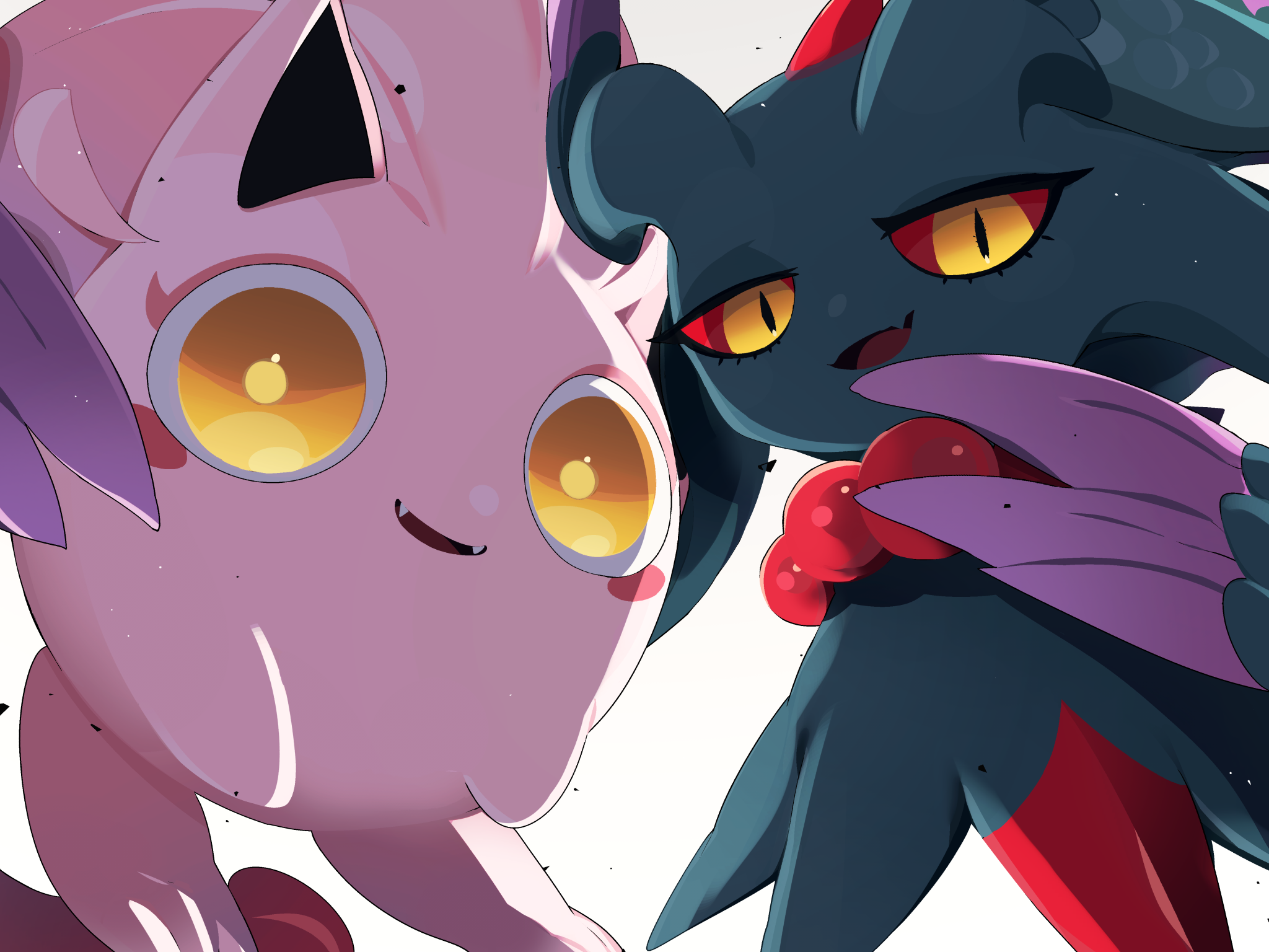 Safebooru - beads blush stickers colored sclera commentary request fangs flutter mane from below ...