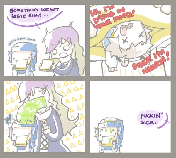Safebooru - animal ears blue hair eating gradient hair hijiri byakuren ...