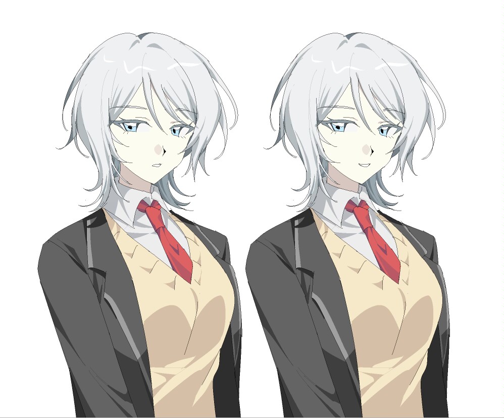 Safebooru - 1girl black jacket blue eyes collared shirt faust (limbus ...