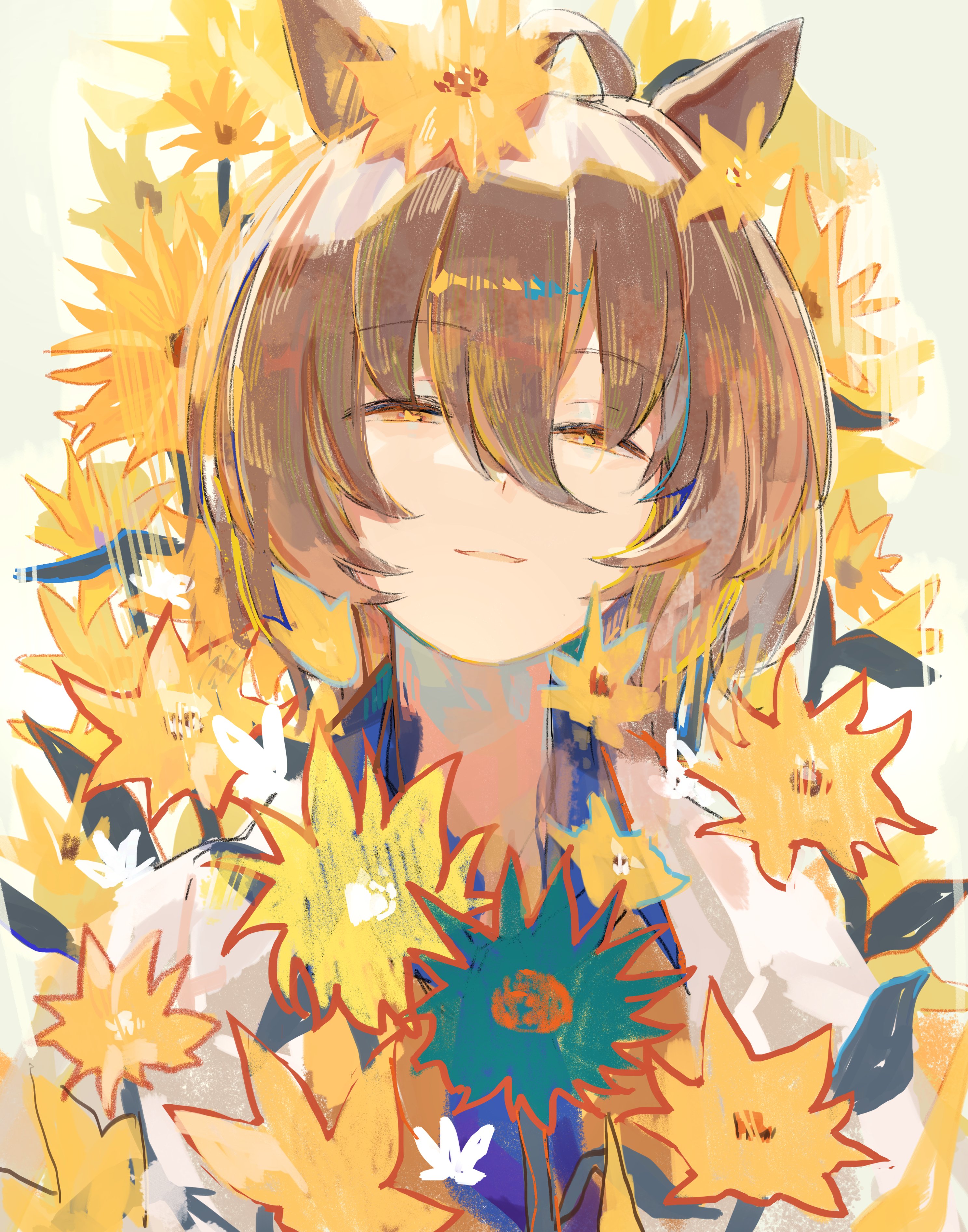 Safebooru - 1girl absurdres agnes tachyon (umamusume) ahoge animal ears brown hair commentary ...