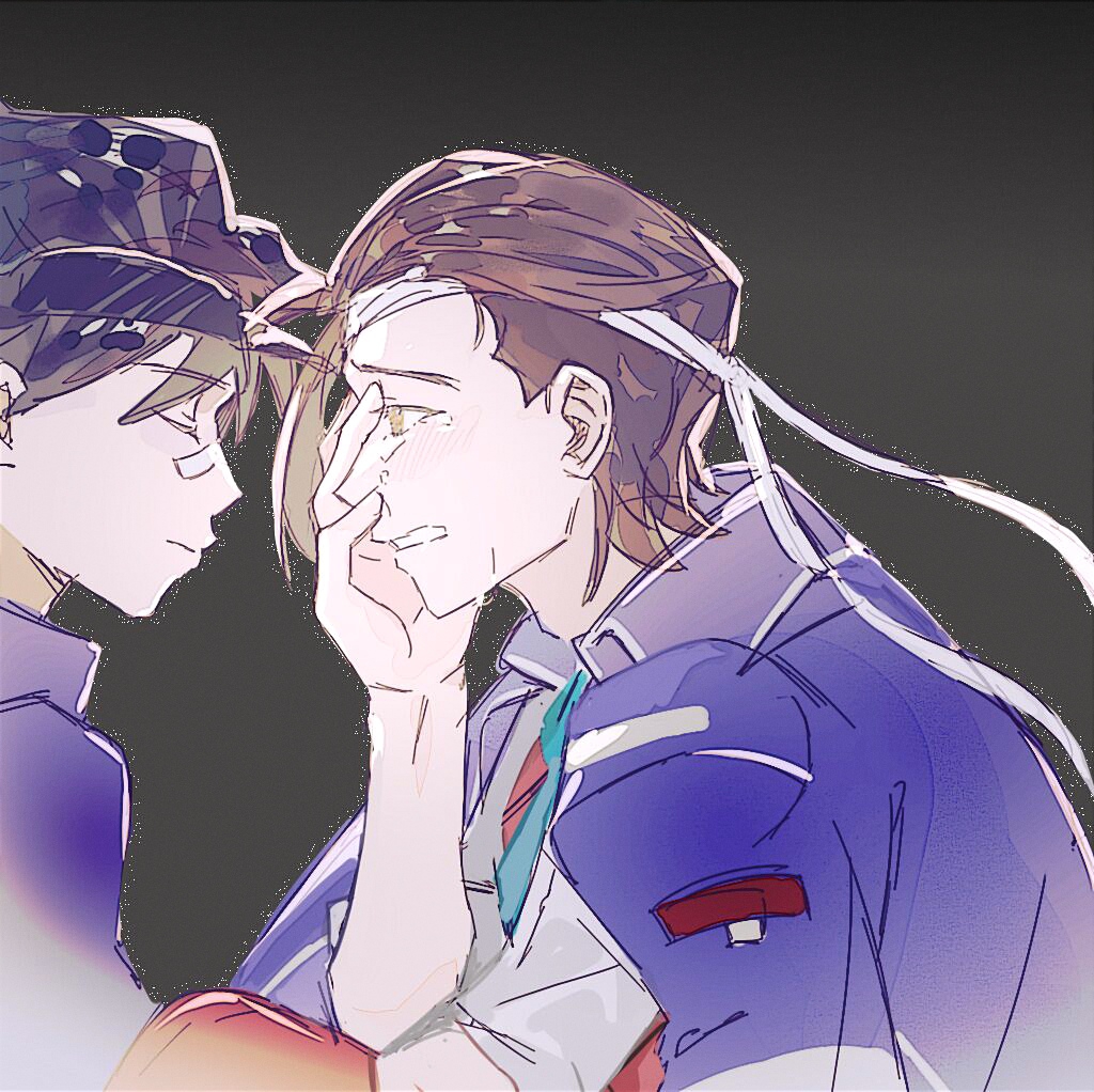 Safebooru - 2boys ace attorney apollo justice aqua necktie bandaged head bandages bandaid ...