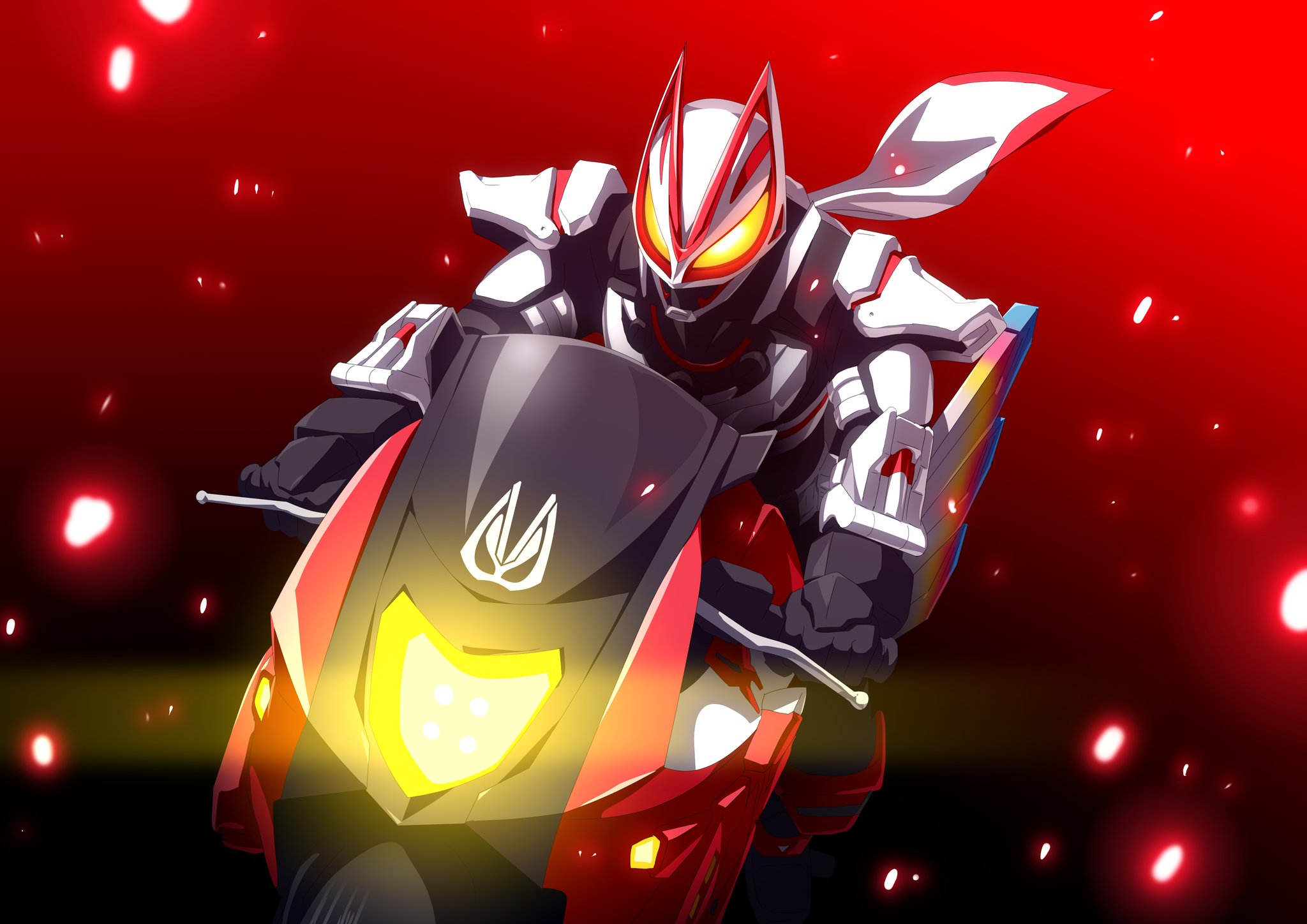 Safebooru - 1boy animal ears armor black background black bodysuit ...