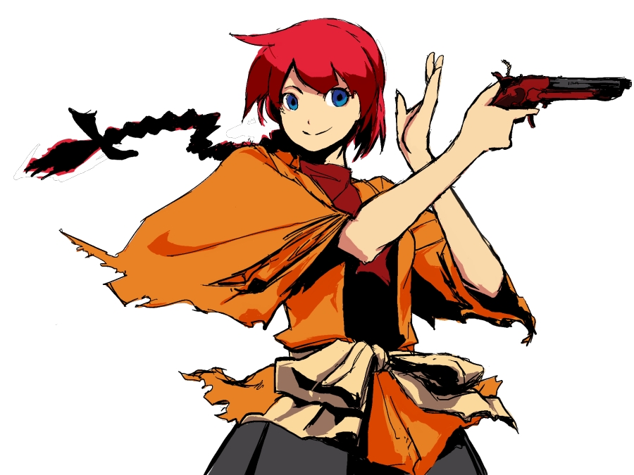 Safebooru - braid gun gundoh musashi gundou musashi monk (sekaiju ...