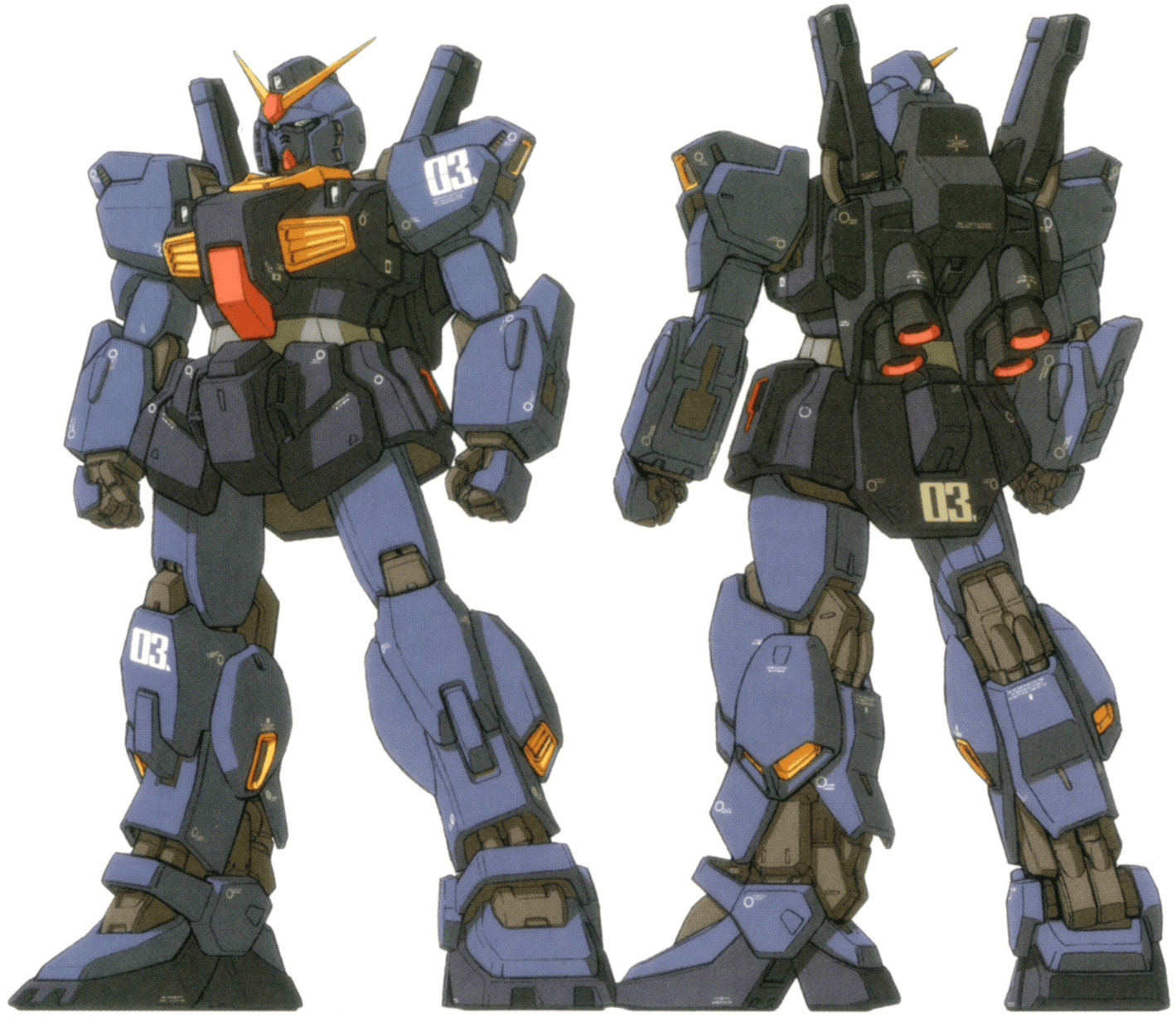 Safebooru - beam saber body markings front and back gundam gundam mk ii ...