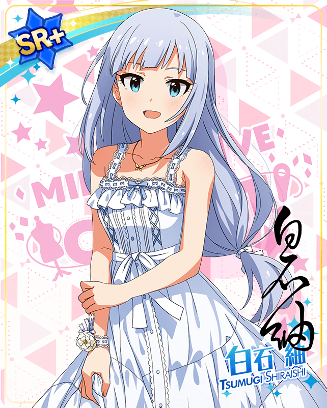 Safebooru - blue eyes blue hair blush character name dress idolmaster million live! theater days ...