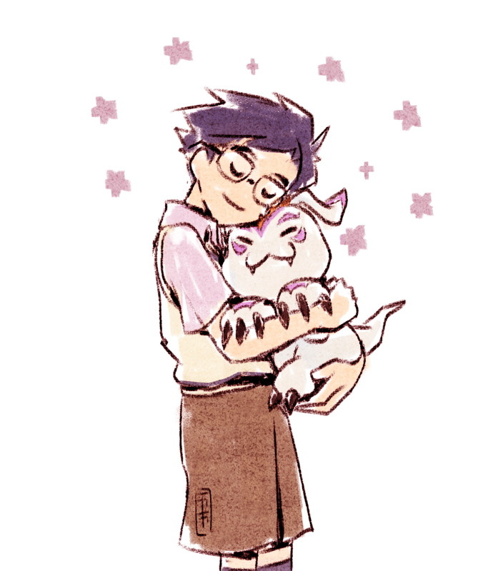 Safebooru - 0hpotato blue hair brown shorts claws closed eyes digimon ...