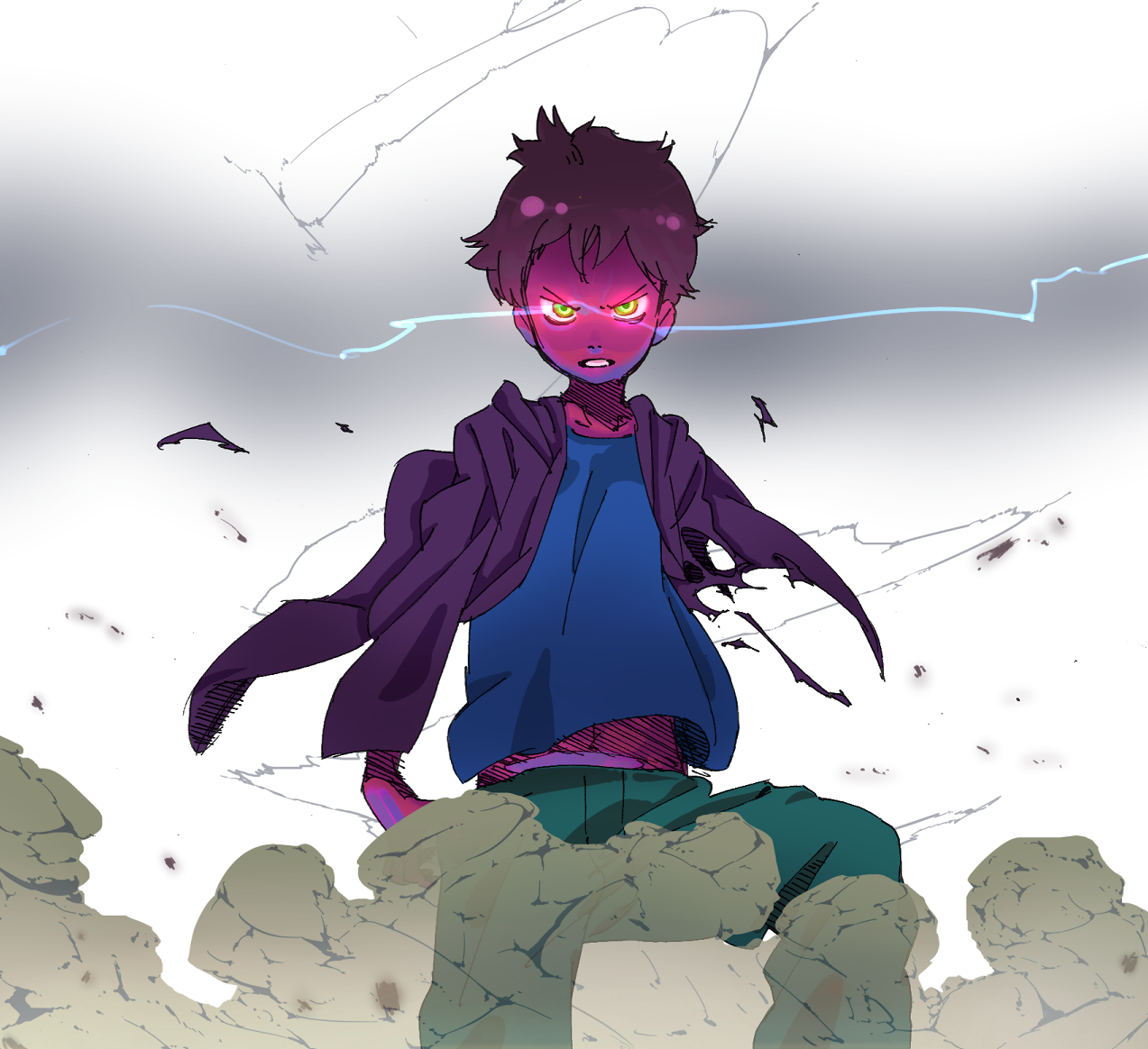 Safebooru - angry astro boy atom atom (tetsuwan atom) bad id dust ...