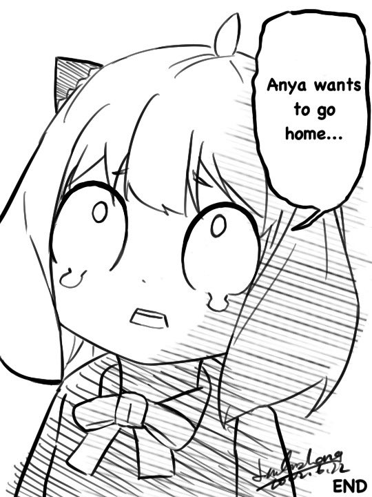 Safebooru - 1girl anya (spy x family) collared shirt crying crying with ...