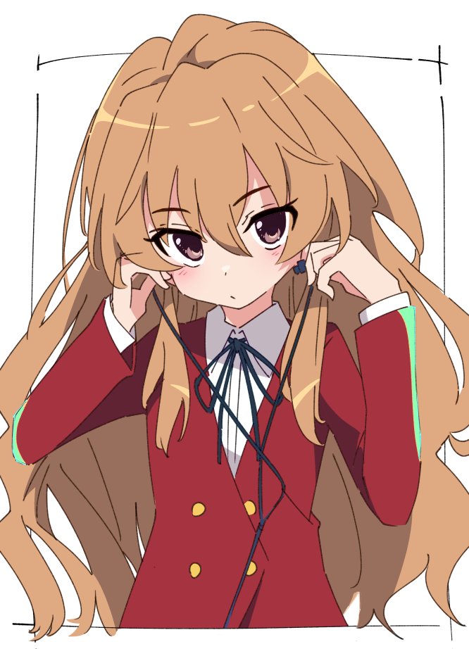 Safebooru - 1girl aisaka taiga brown eyes brown hair commentary request ...