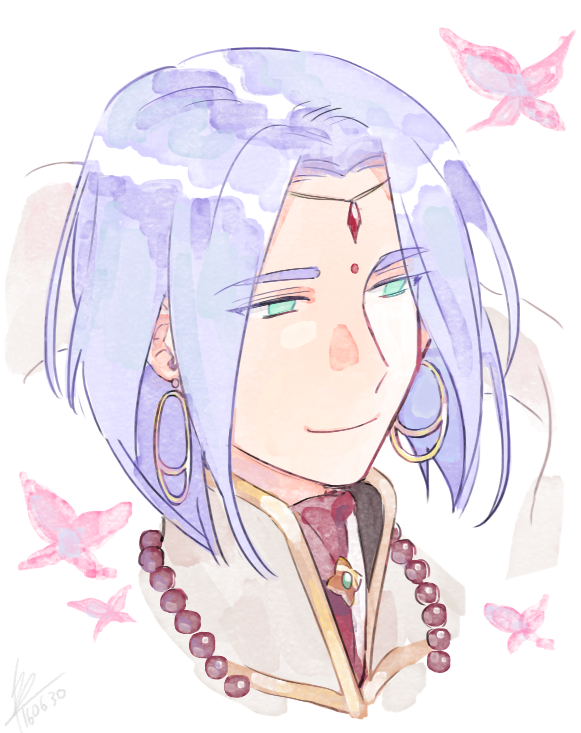 Safebooru - 1boy ace attorney alternate hair length alternate hairstyle androgynous aqua eyes ...