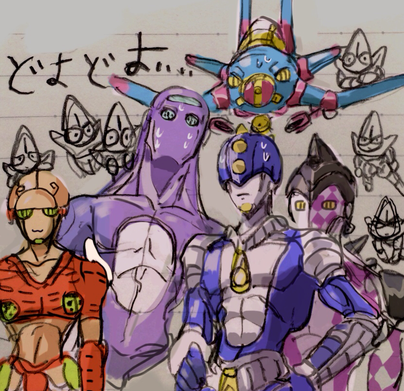 Safebooru - 4boys :3 aerosmith (stand) aircraft airplane argyle blue ...