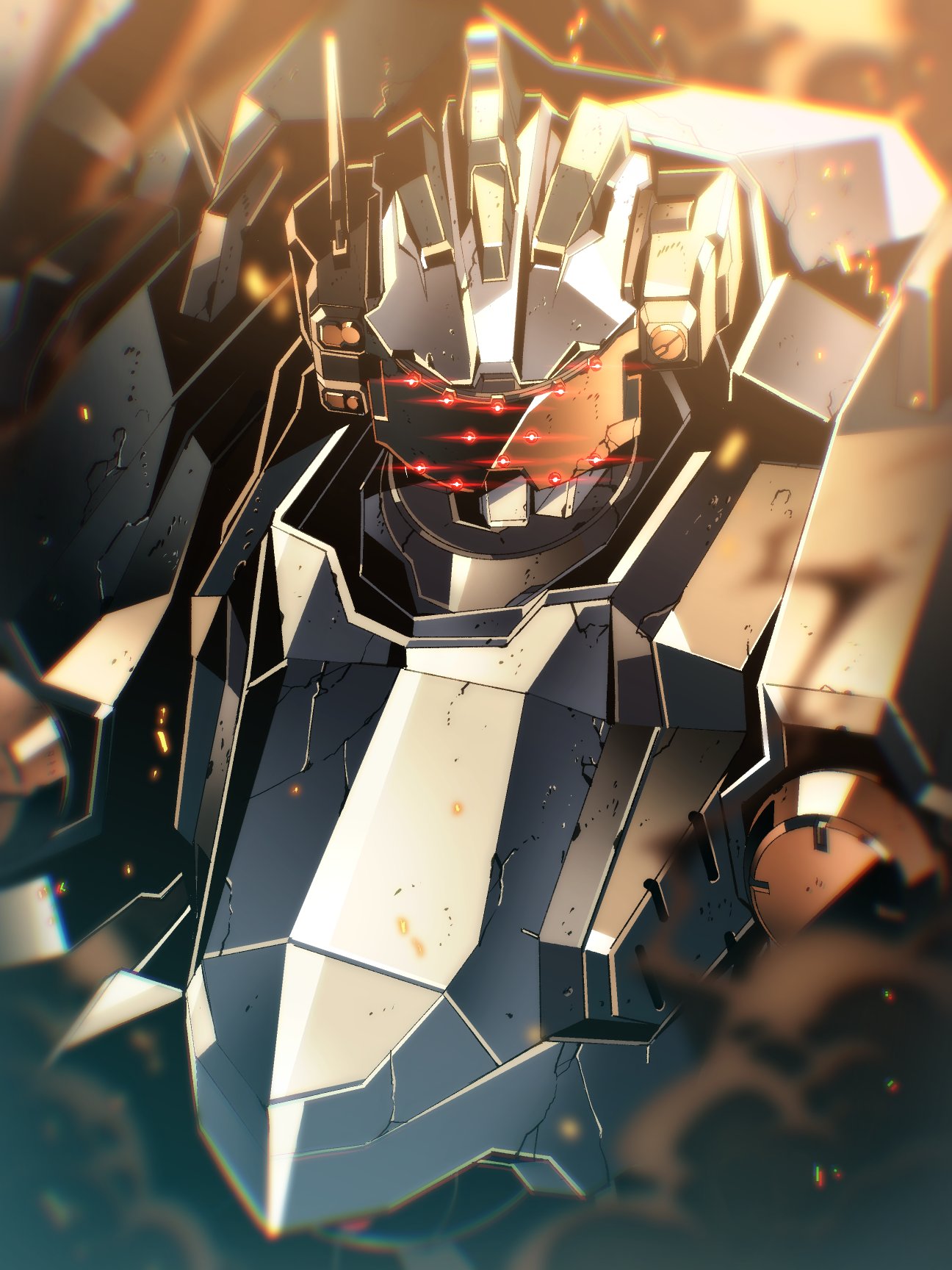 Safebooru - armored core armored core 6 chromatic aberration extra eyes ...