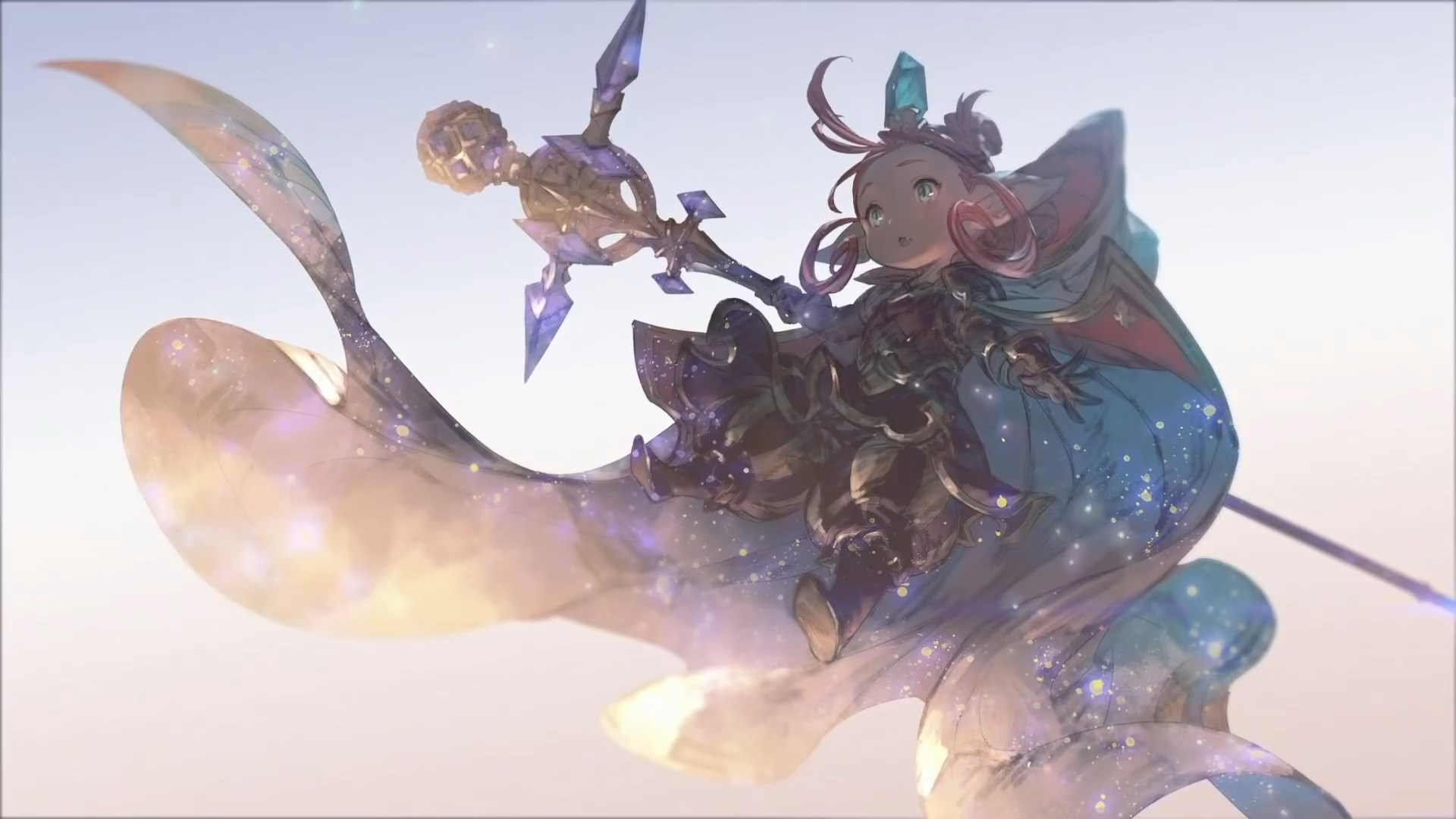 Safebooru - 1girl :o armor black gloves black pants boots cape fif ...