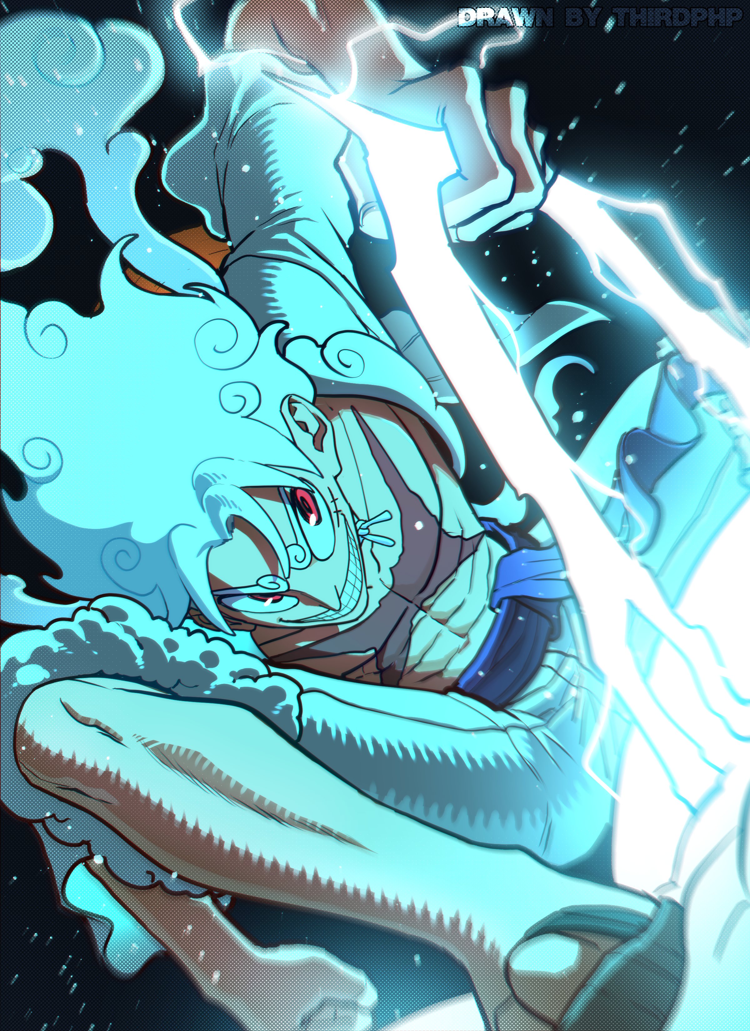 Safebooru - abs absurdres artist name chest scar gear fifth grabbing ...