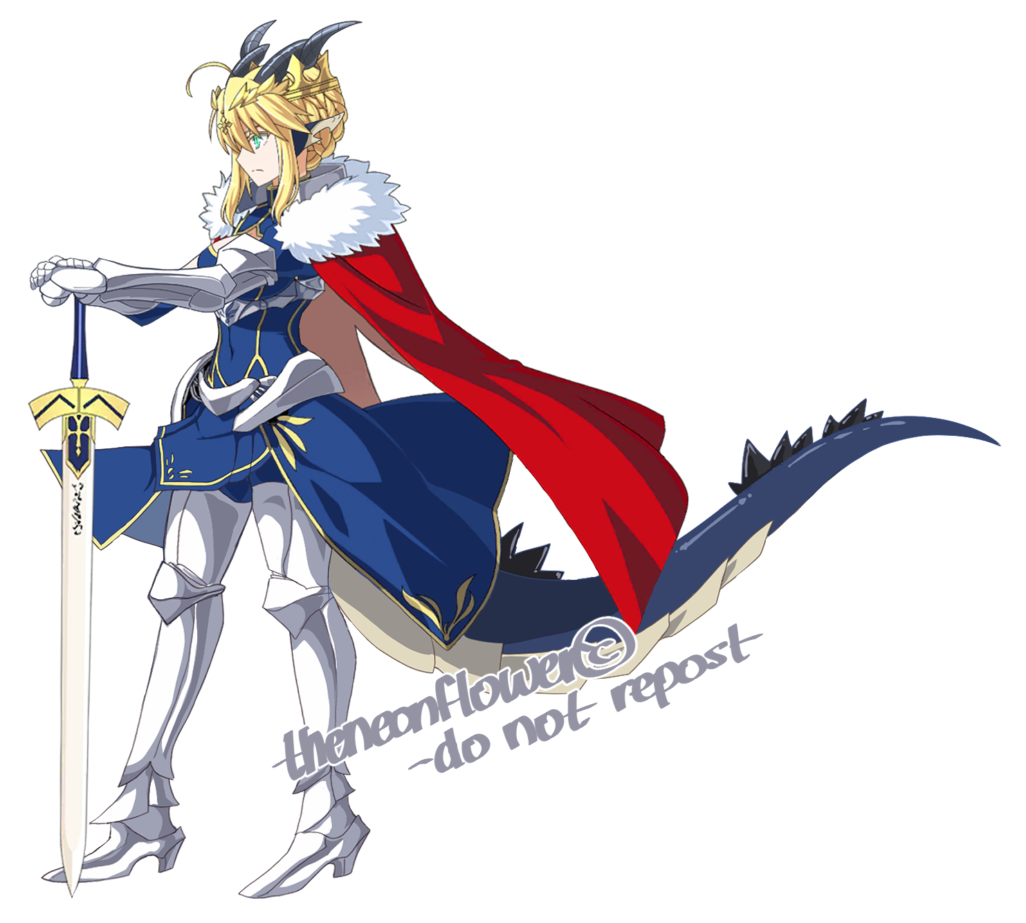 Safebooru - 1girl animal ears armor armored boots armored dress artoria pendragon (fate) blonde ...