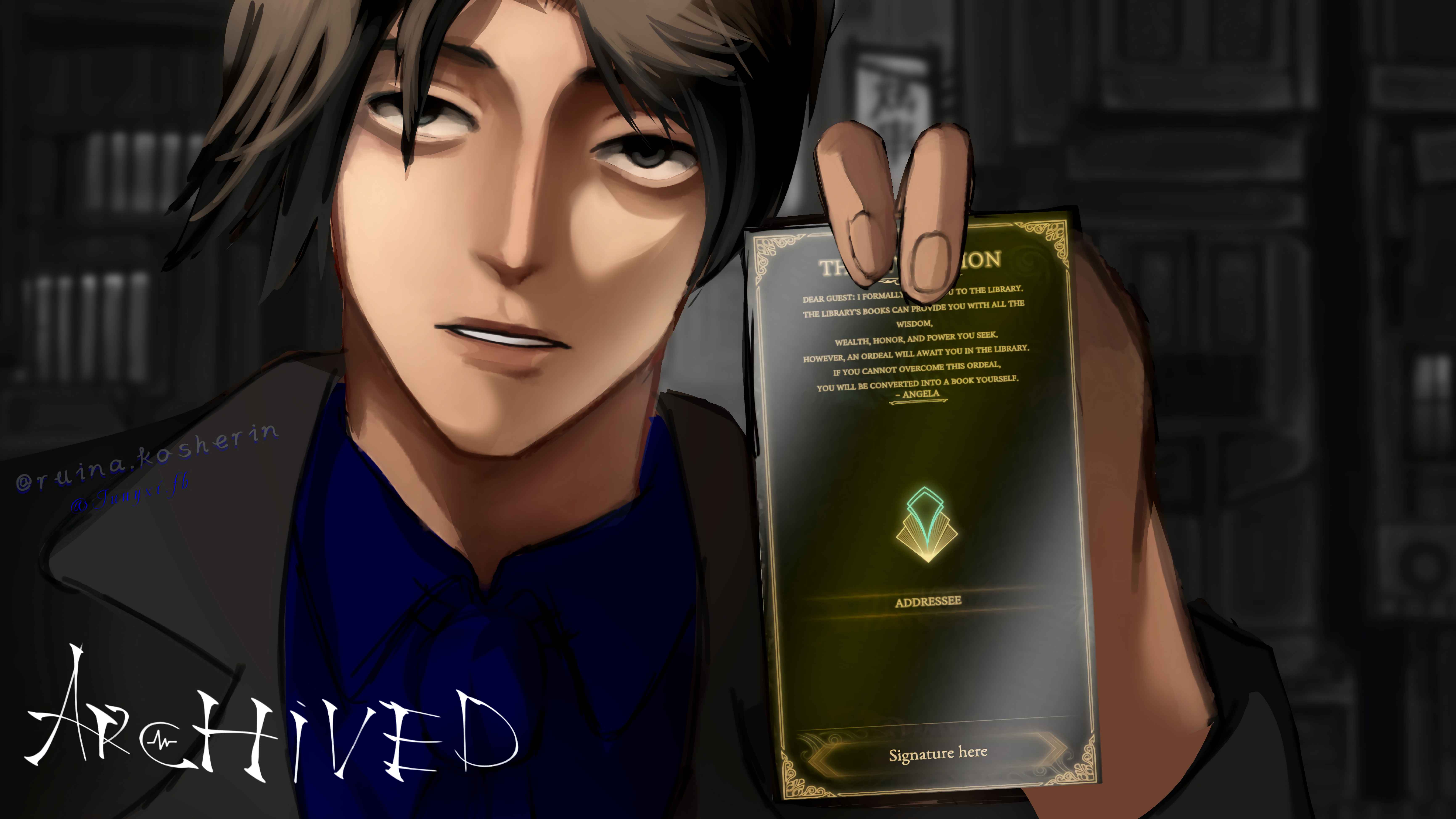 Safebooru - absurdres archived book highres library of ruina limbus ...