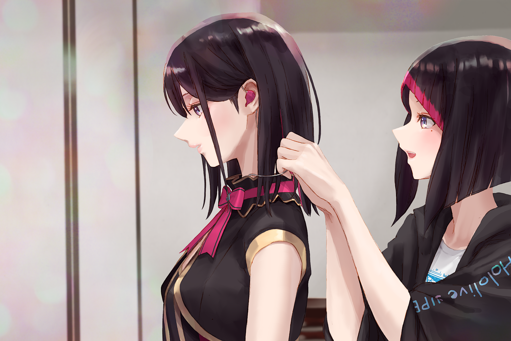 Safebooru - 2girls alternate costume azki (2nd costume) (hololive) azki ...