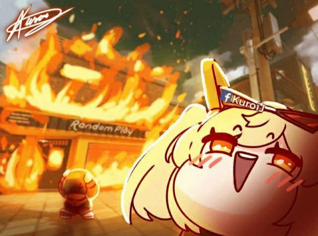 Safebooru - 1girl burnice white burning disaster girl (meme) fire ...