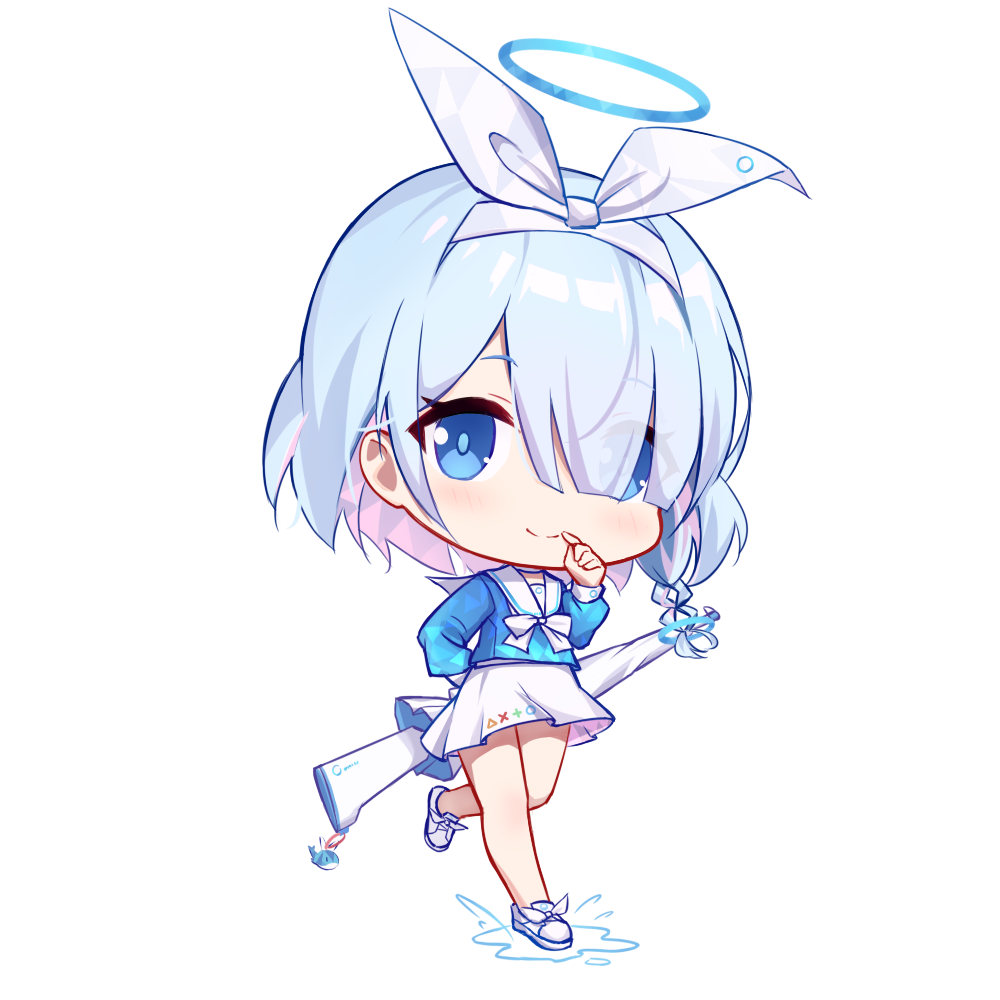 Safebooru - 1girl 9malefi9 arona (blue archive) blue archive blue eyes ...