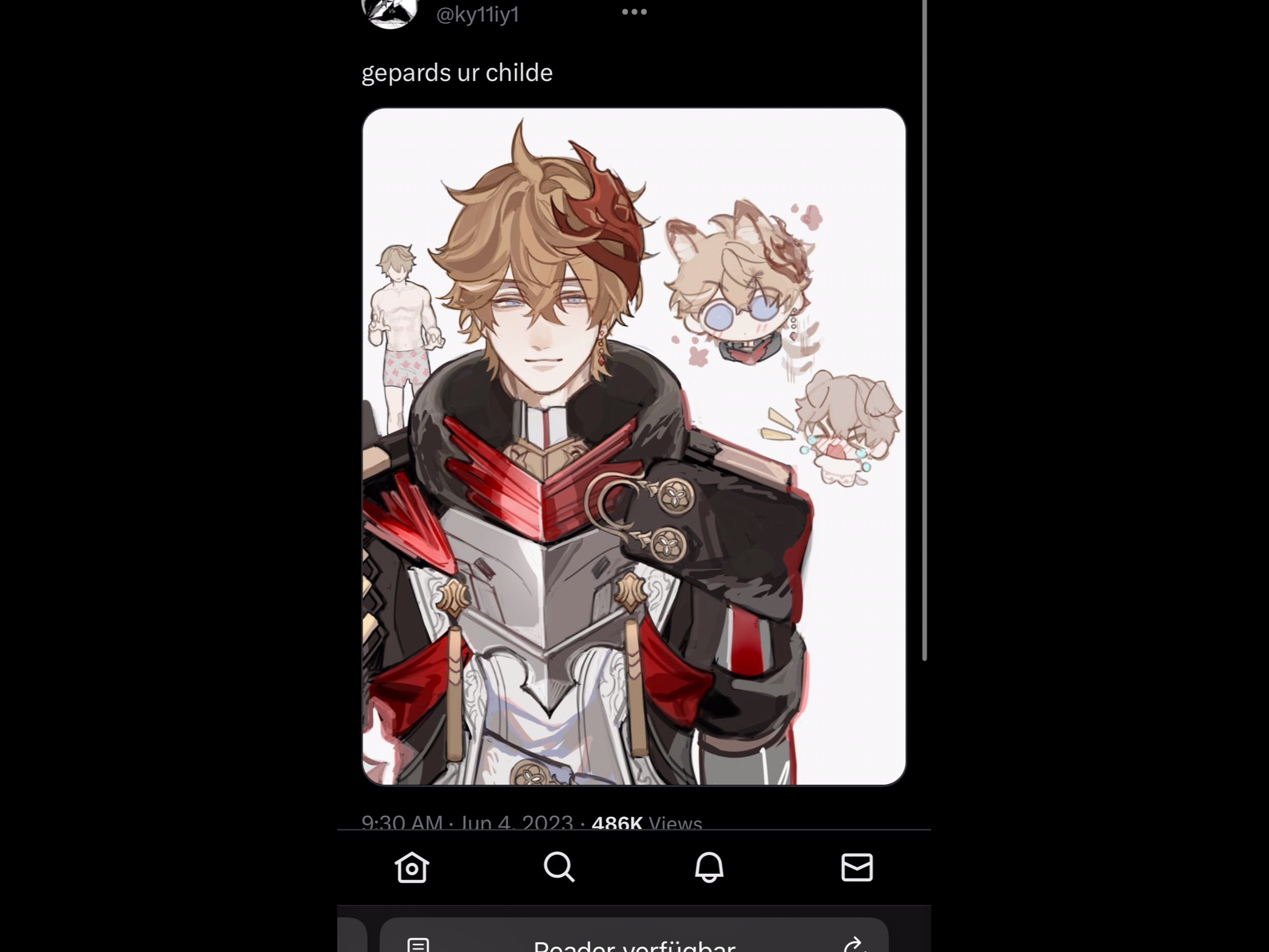 Safebooru - childe childe fatui dog boy fatui genshin impact highres ...