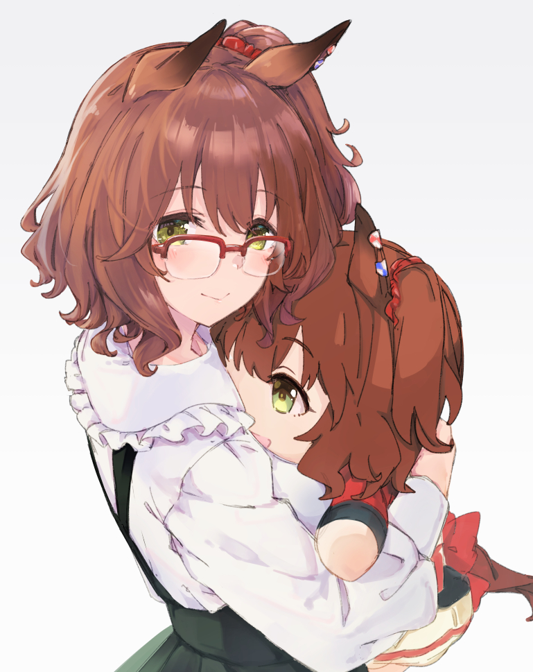 Safebooru - 1girl animal ears aston machan (umamusume) brown hair ...