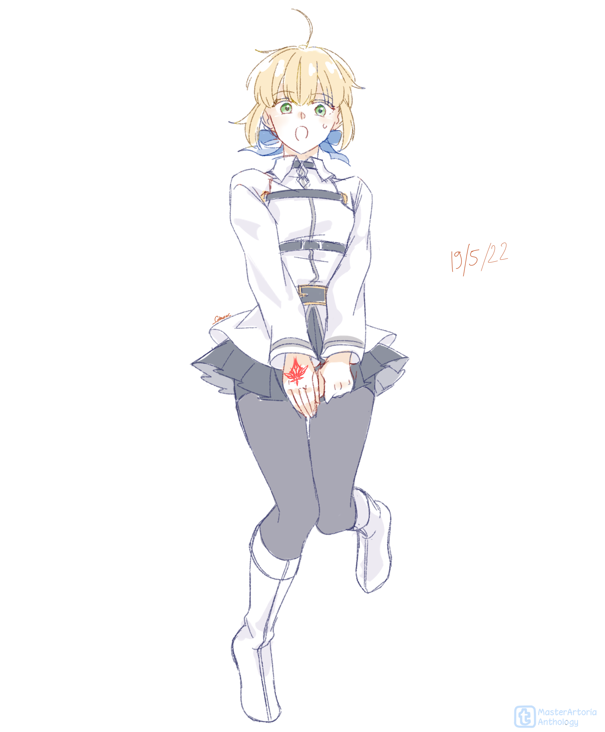 Safebooru - 1girl absurdres ahoge alleycat nd artoria pendragon (fate ...