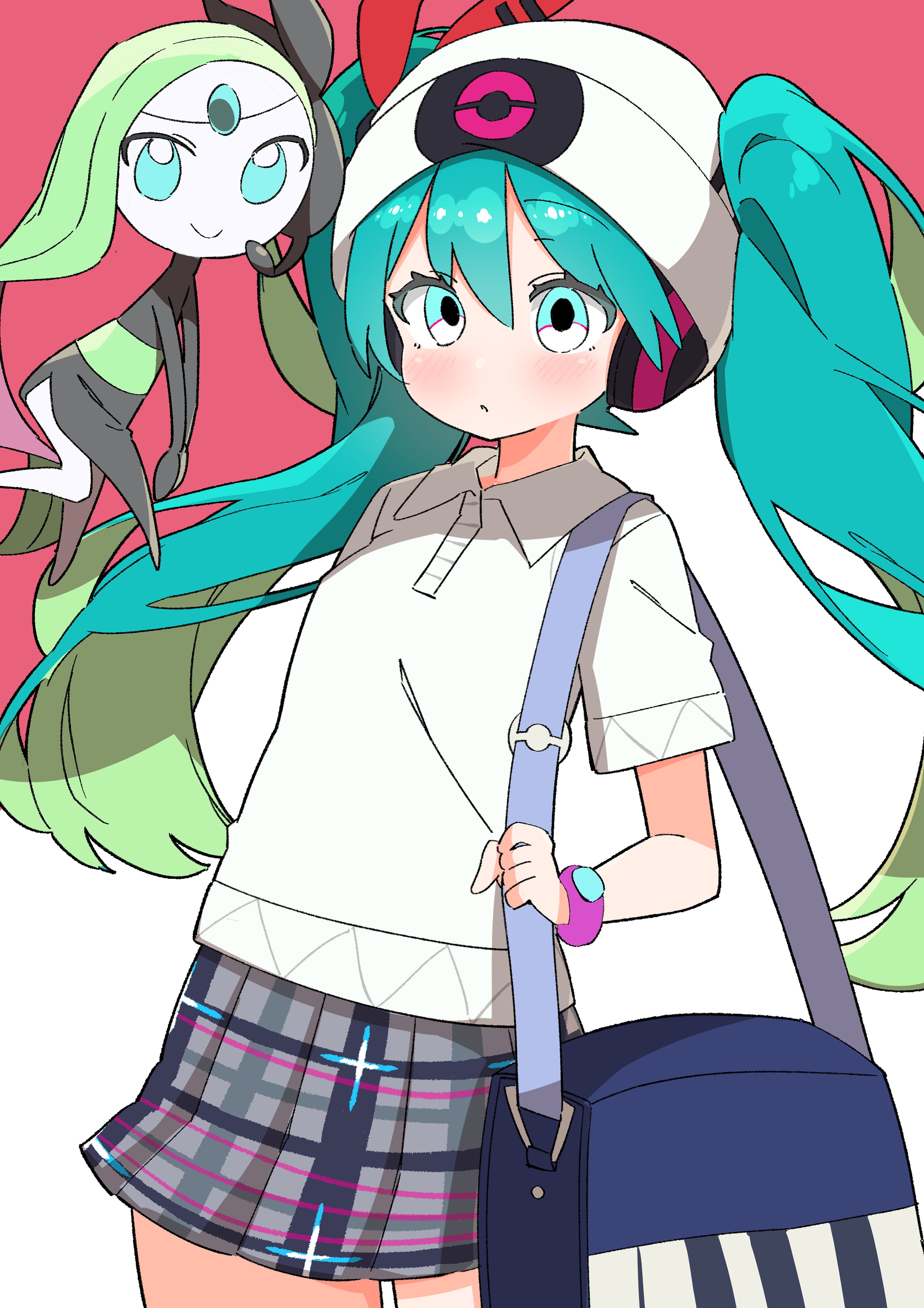 Safebooru - absurdres bag hatsune miku highres meloetta meloetta (aria ...