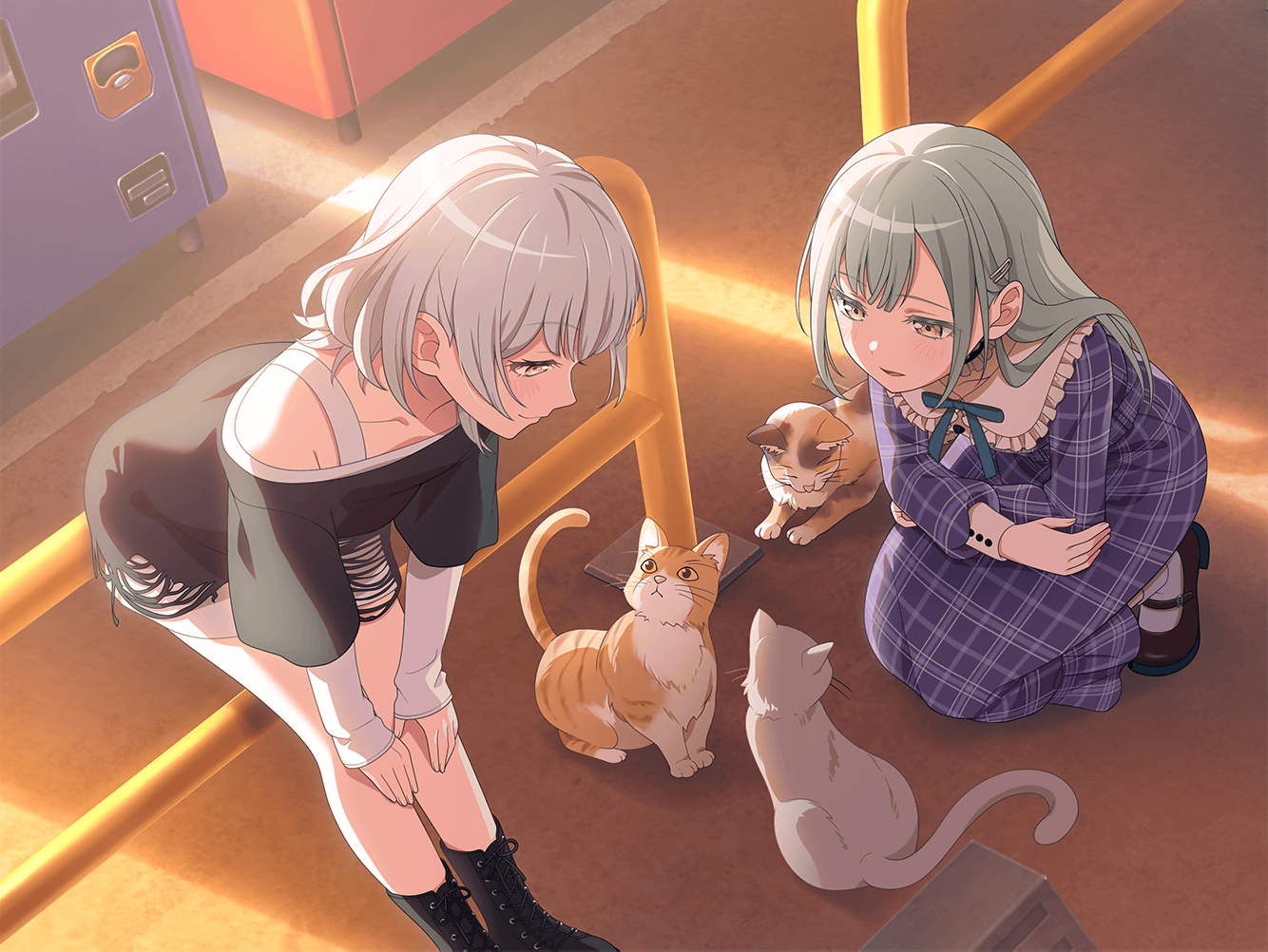 Safebooru - 2girls bang dream! bang dream! it's mygo!!!!! black choker black shirt black shoes ...