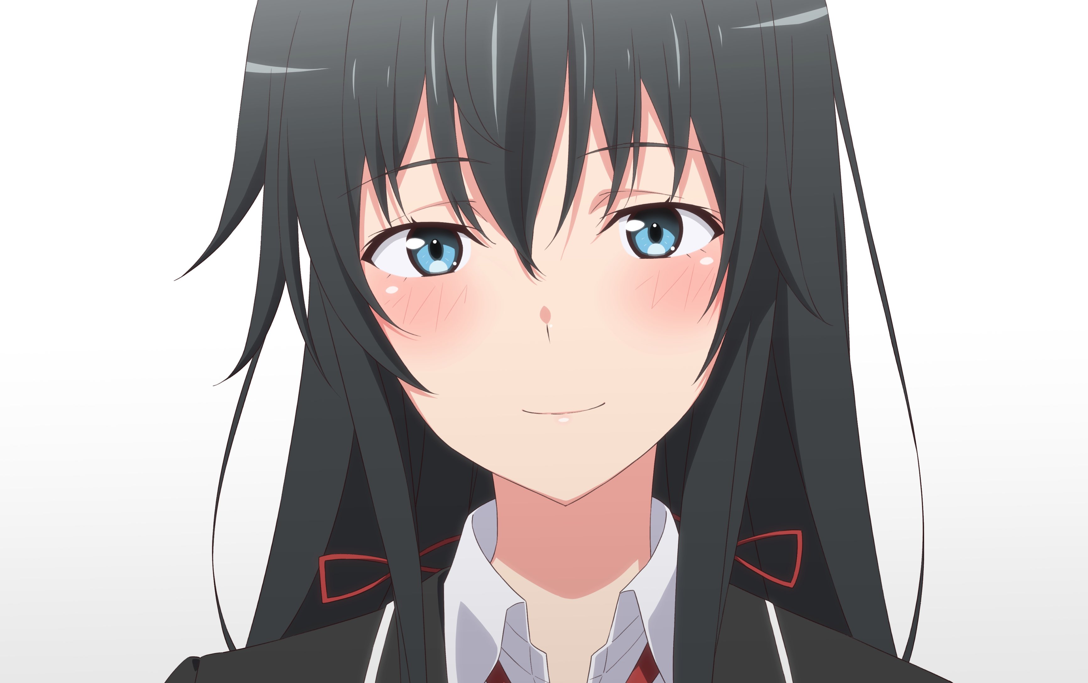 Safebooru 1girl Absurdres Black Hair Black Jacket Blazer Blue Eyes 6304