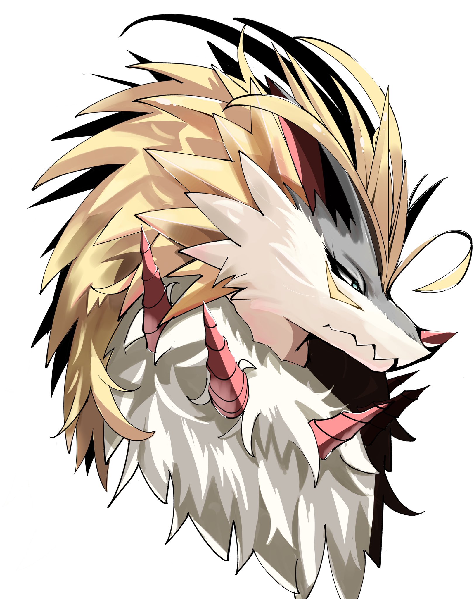 Safebooru - 1other daria08145 digimon digimon (creature) drill horn ...