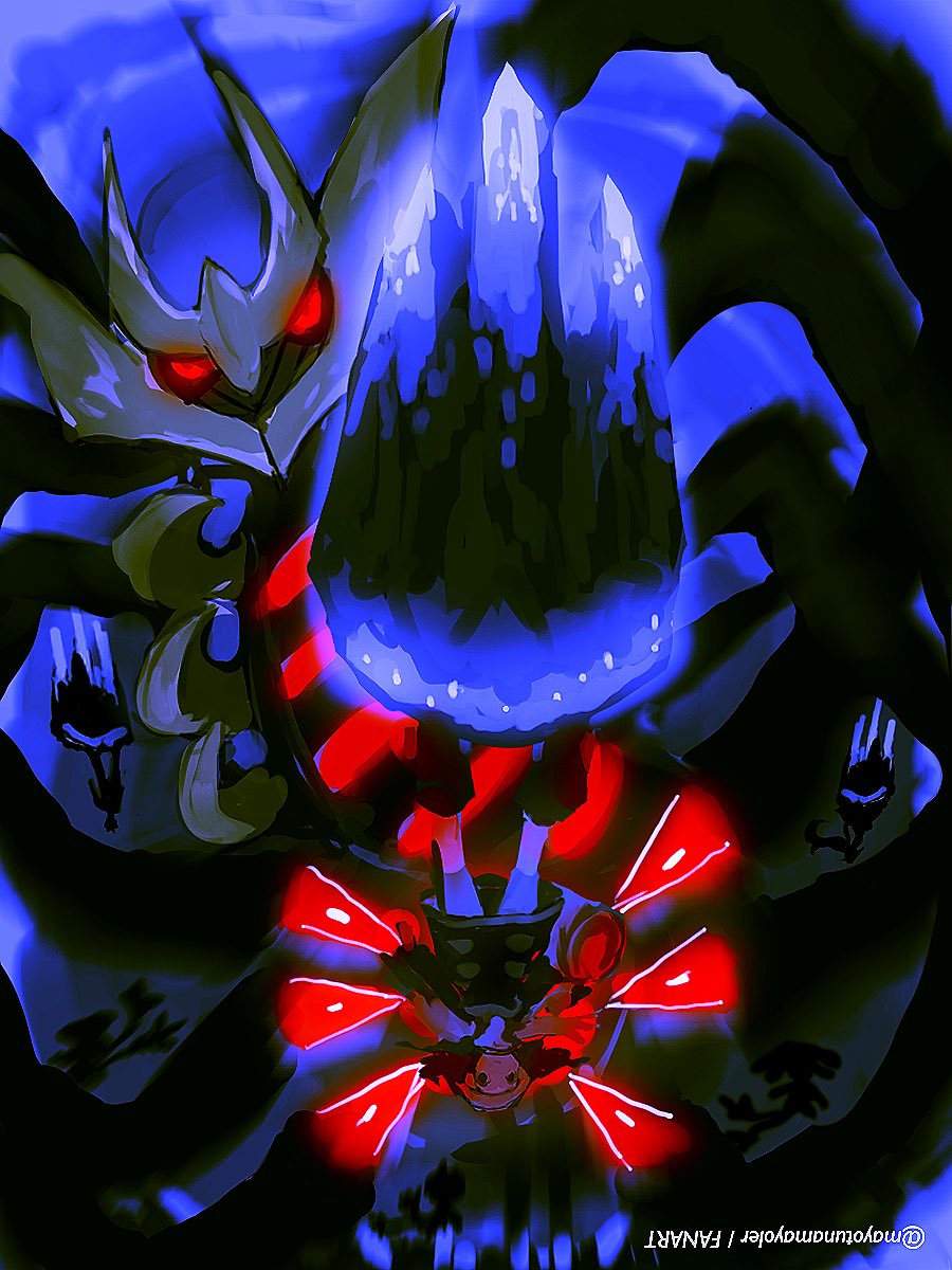 Safebooru - 1boy 2girls azelf bag beanie coat colored sclera cynthia ...