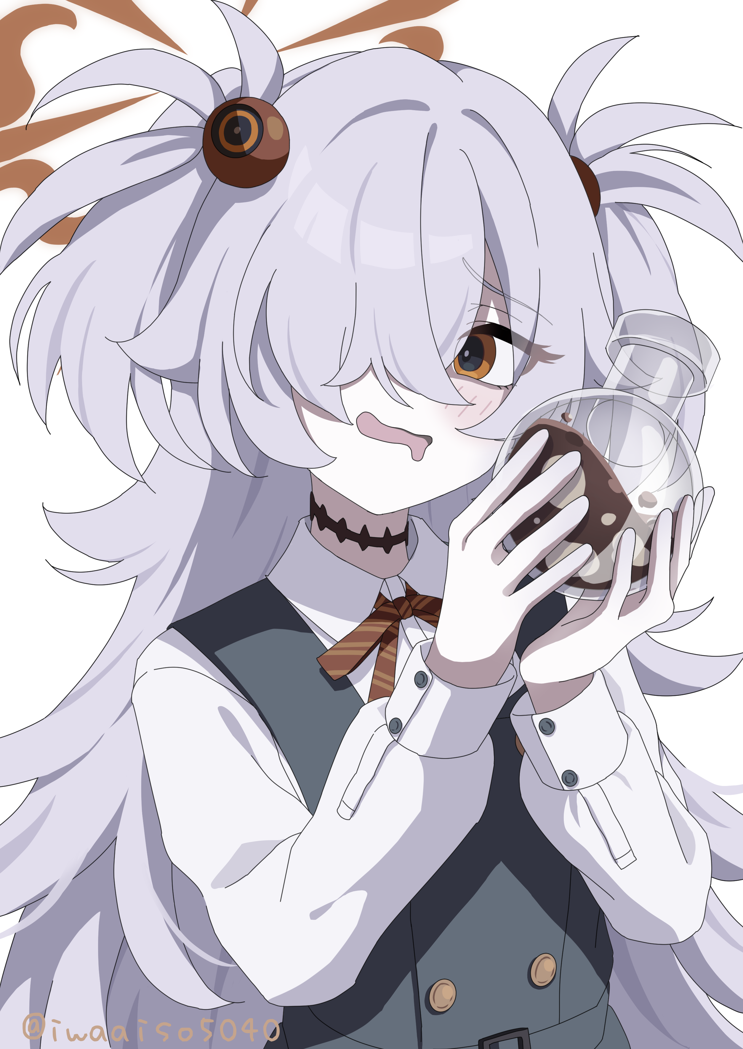 Safebooru - 1girl absurdres black eyes blue archive blush bright pupils ...