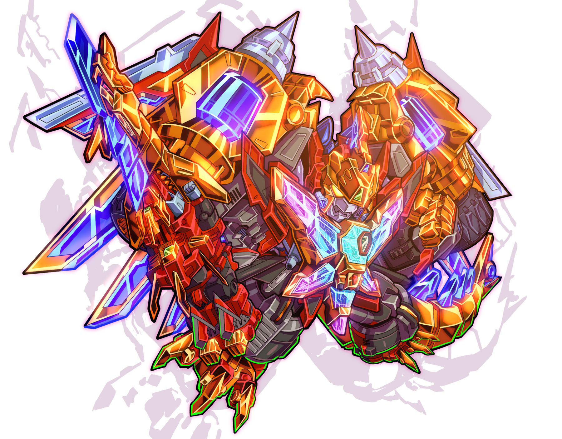 Safebooru - armor chibi drill drill tank gattai gridman (ssss) gridman ...