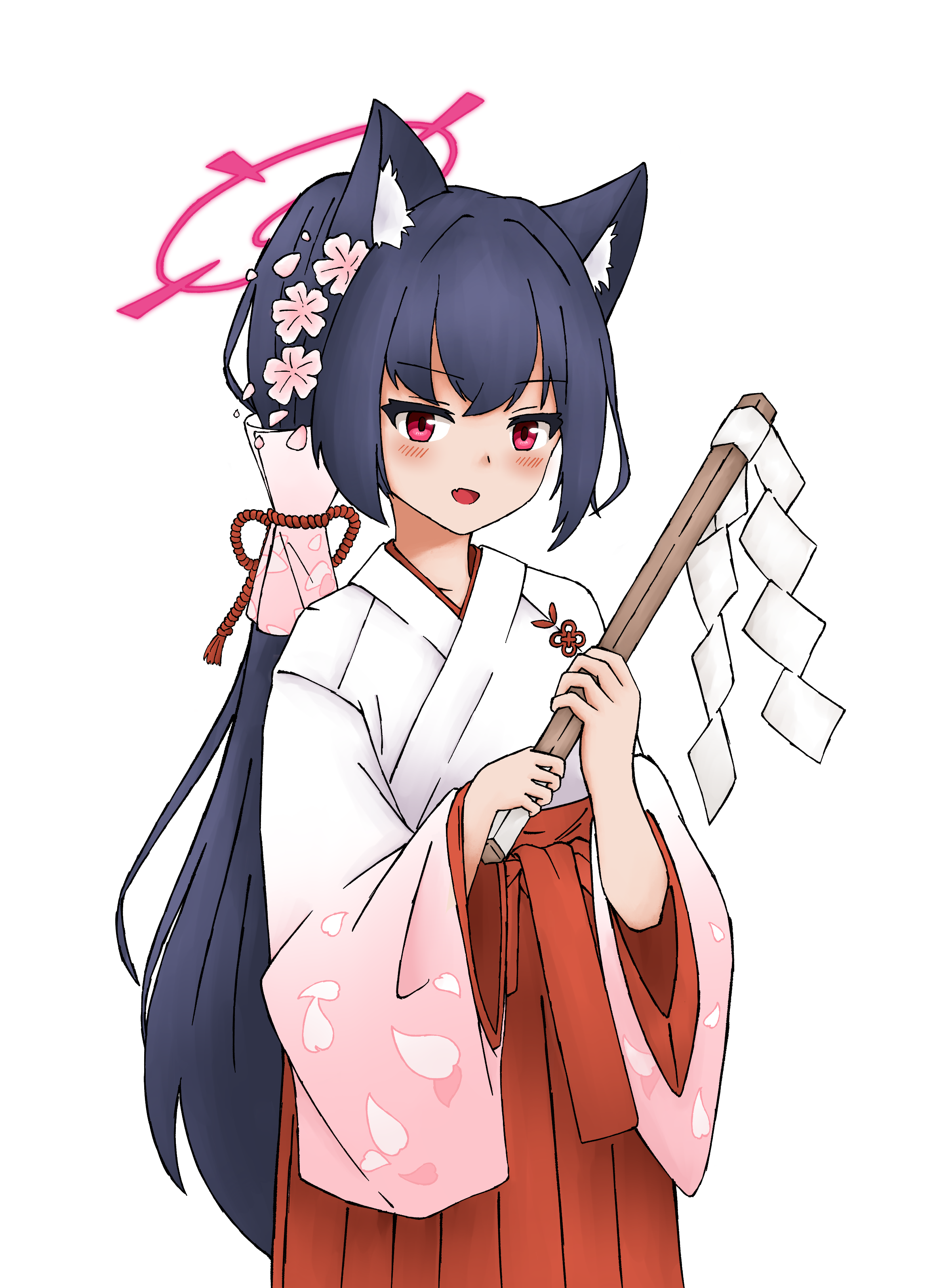 Safebooru - 1girl absurdres animal ear fluff animal ears blue archive ...