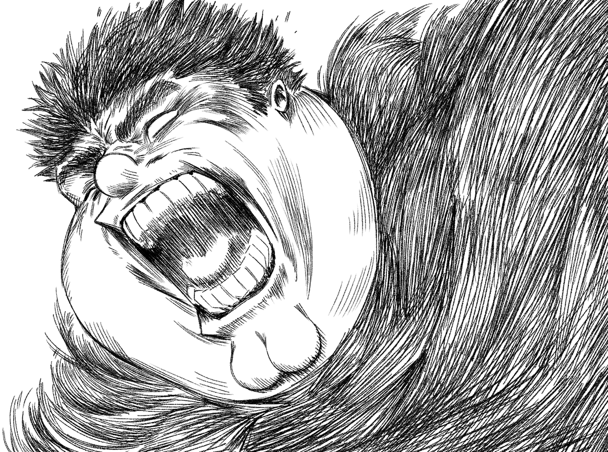 Safebooru - 1boy angry berserk cape cleft chin comic panel redraw ...