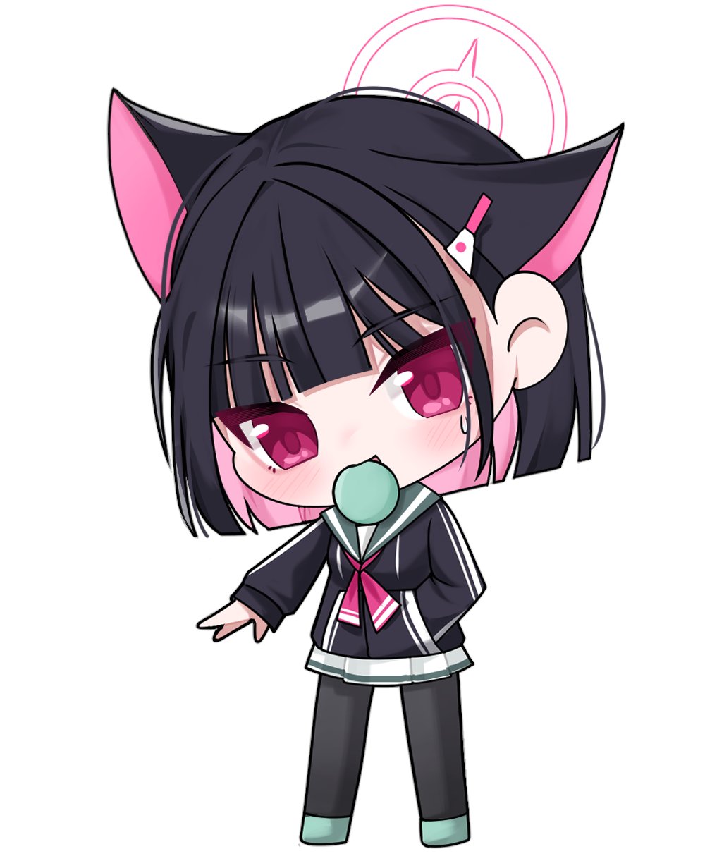 Safebooru - 1girl after-school sweets club (blue archive) animal ears ...