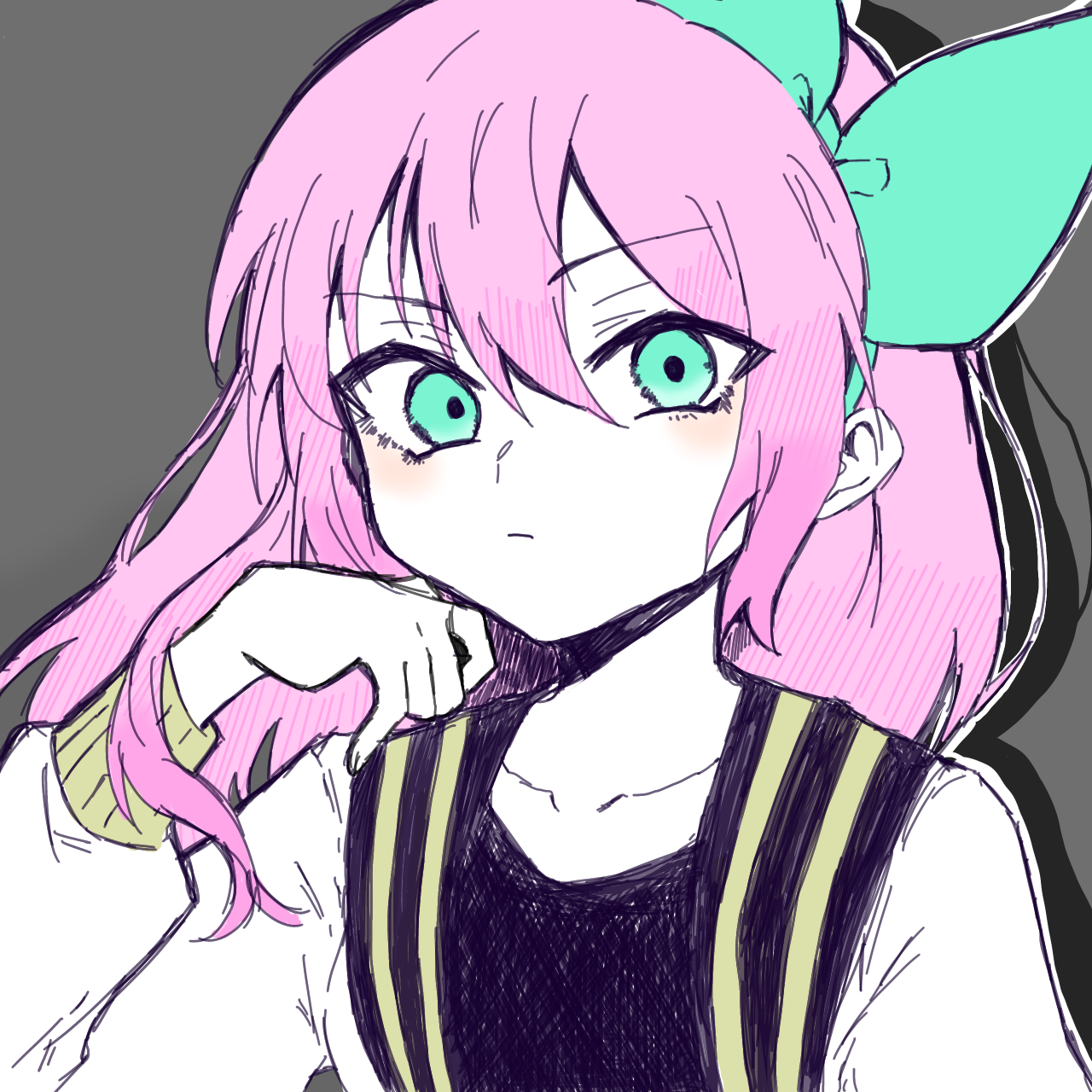 Safebooru - 1girl alternate sleeve length aubrey (faraway) (omori ...