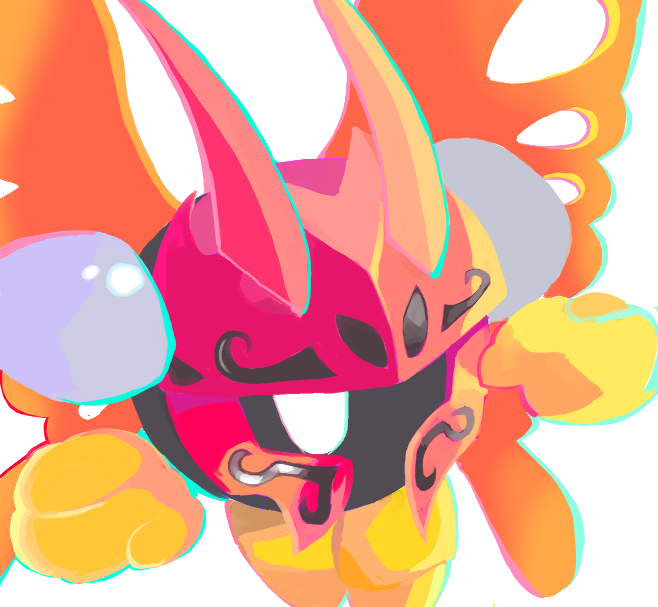 Safebooru - armor butterfly wings disembodied limb gloves hakaba (ksni tbn) highres kirby ...