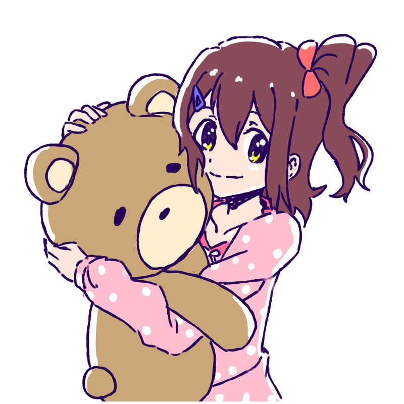 Safebooru - 1girl bow brown hair hair between eyes hair bow hair ...